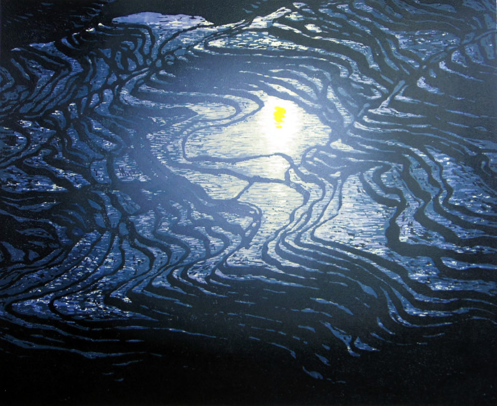 Moonlit Terrace – White Lotus Gallery