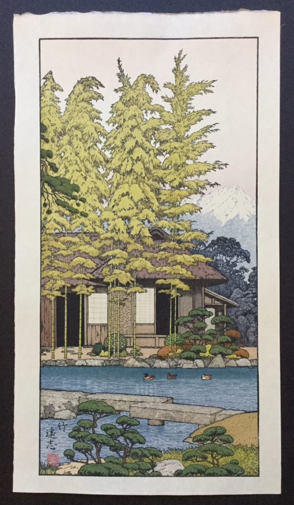 The Friendly Garden Triptych – Pine, Bamboo and Plum – White Lotus Gallery